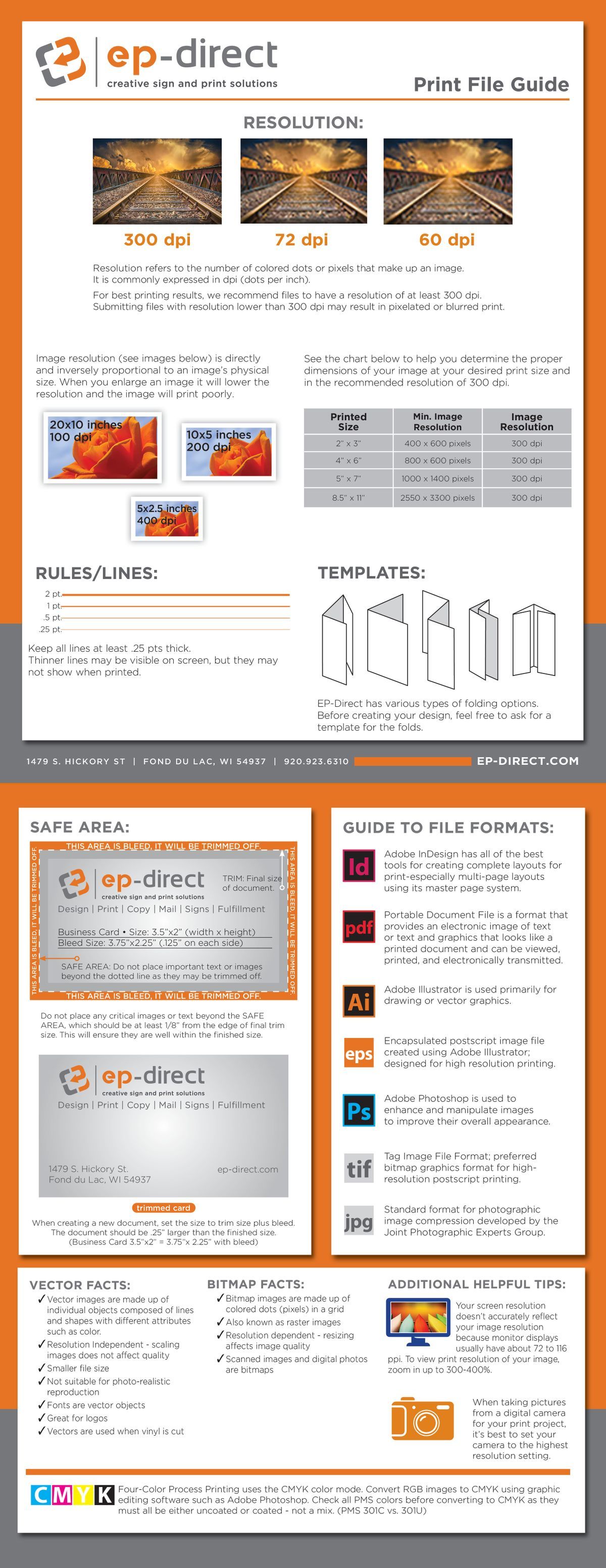 EP-Direct | Print File Guidelines | Fond du Lac, WI
