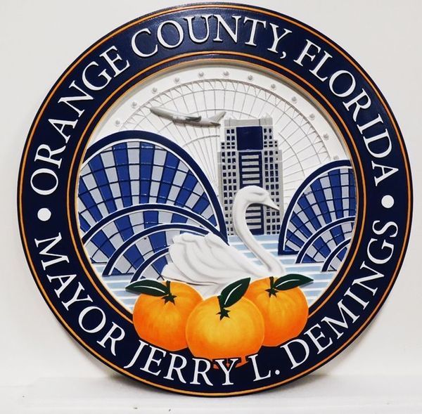 County, City, Court, Police, Sheriff, Fire Department Seal Wall Plaques