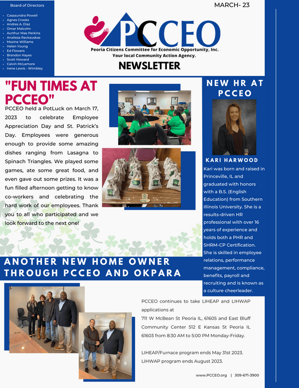 Newsroom : News & Events : Peoria Citizens Committee for Economic ...