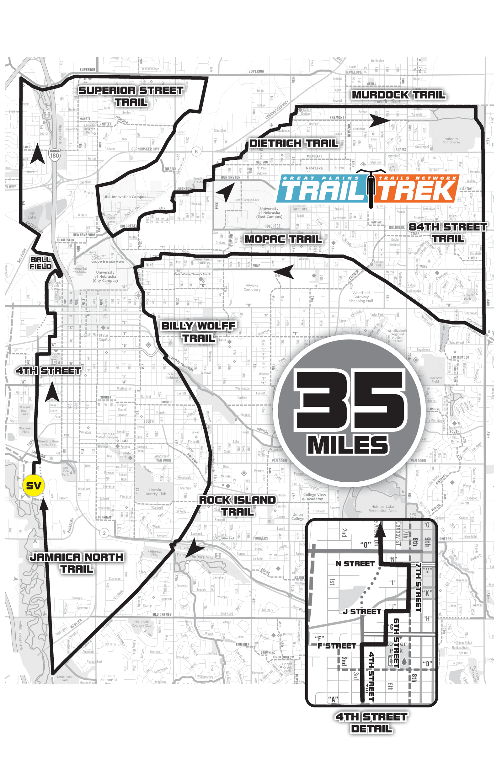 Trail Trek Maps : Trail Trek : Great Plains Trail Network