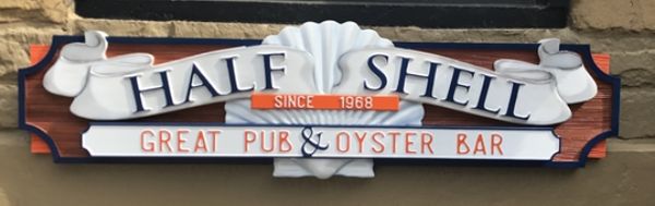 Carved Wood Signs for Restaurant, Deli, Pizza, Seafood, Food Signs