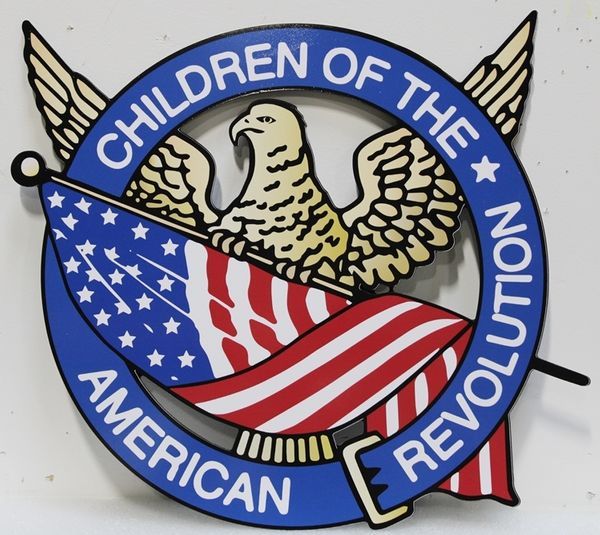 Carved 3-D Wood, Bronze, Brass, Silver or Painted Club Emblem Plaques