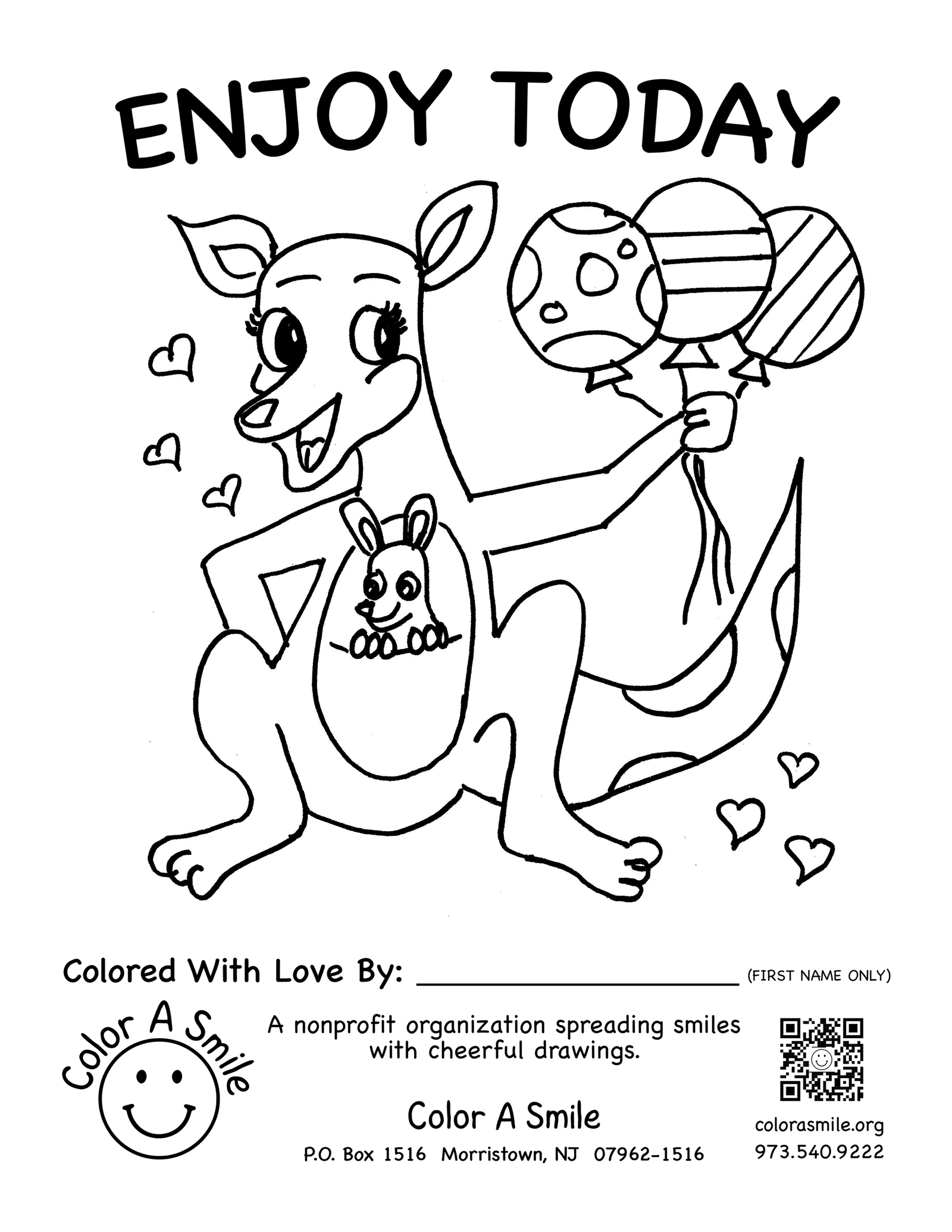 Download Fun Coloring Pages to Volunteer- Color A Smile