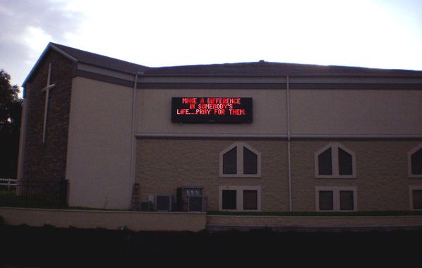 Taylor Sign & Design: Electronic Message Center Gallery