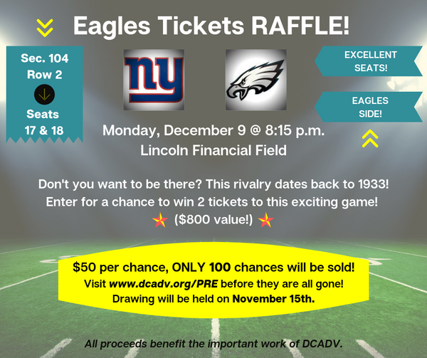 2019 Eagles Ticket Raffle : Awareness & Collaboration : Programs ...