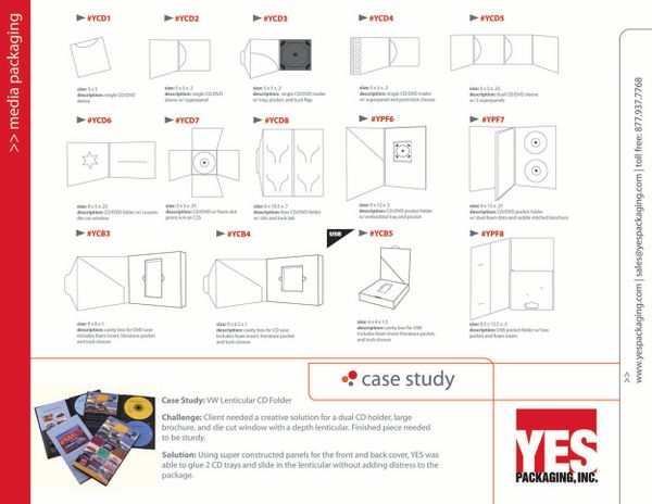 Custom CD Packaging | CD Duplication | YES Packaging