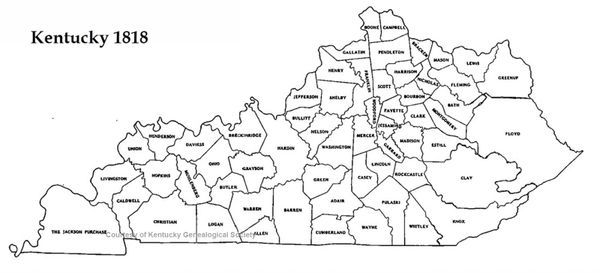 How and Why the Kentucky Counties Formed - Kentucky Genealogical Society