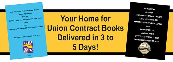 Union Contract Books | Custom Union Printing | Political Printing in ...