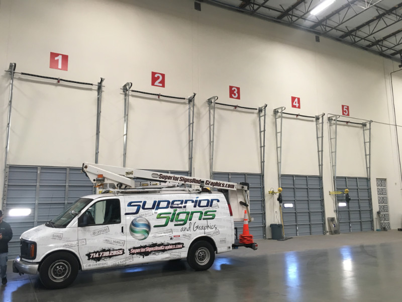 Warehouse Signs | receiving | logistics | Orange County, Los Angeles