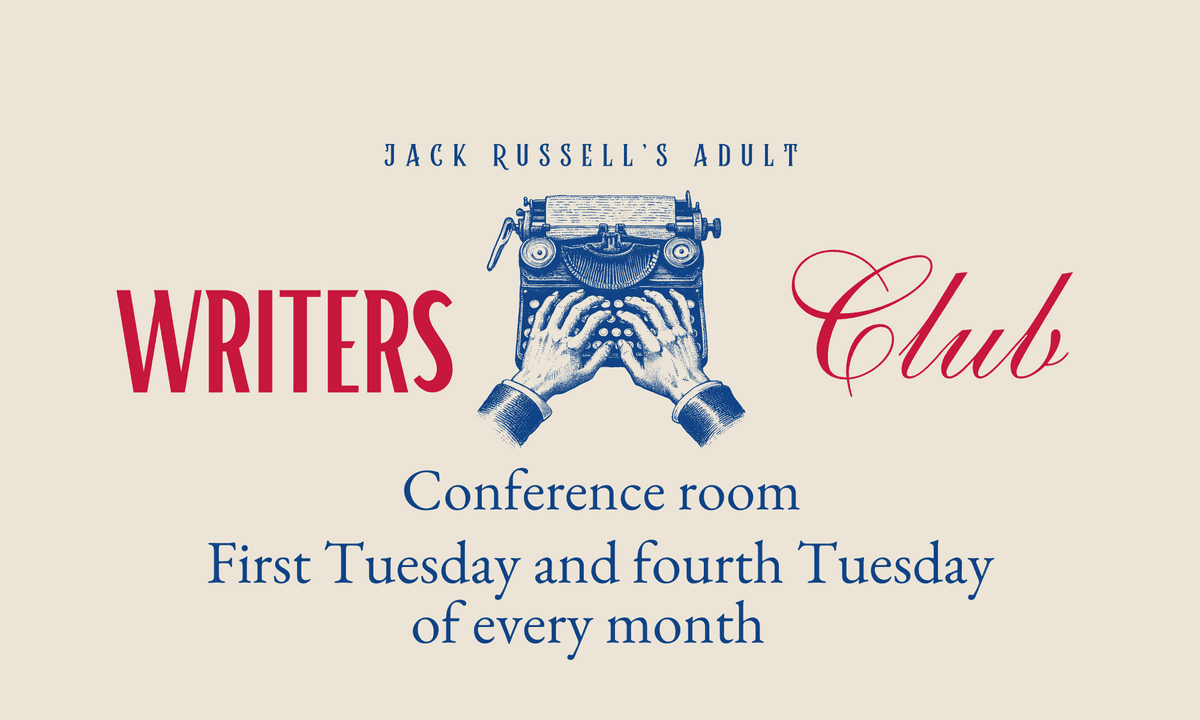 Adult Programs : Events : Jack Russell Memorial Library