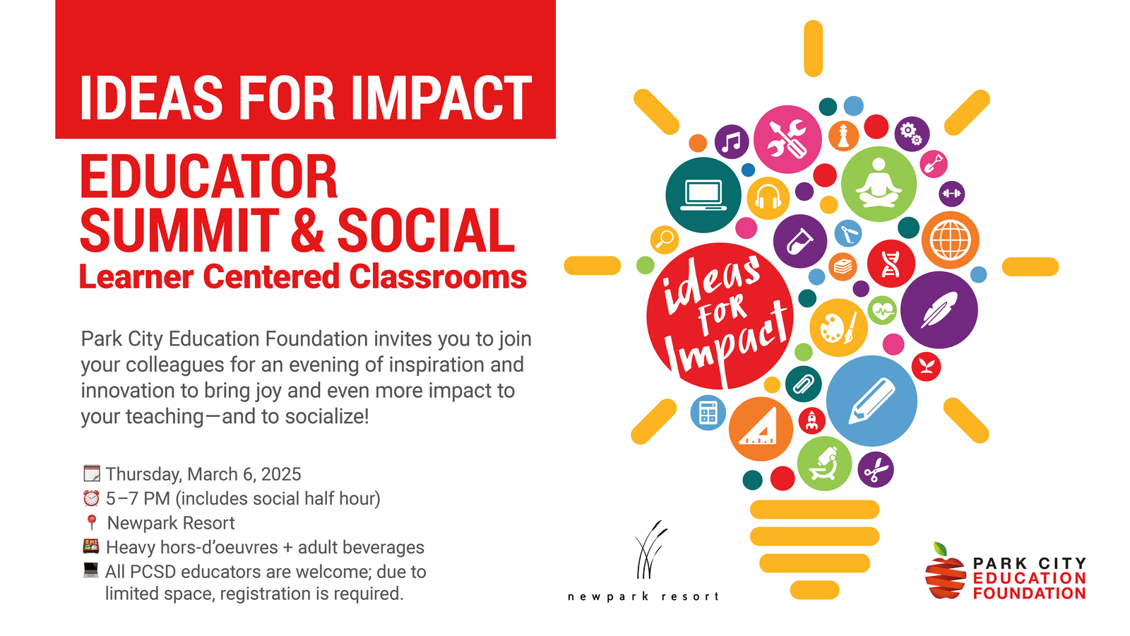 Ideas for Impact Educator Summit and Social : For Educators : Park City ...