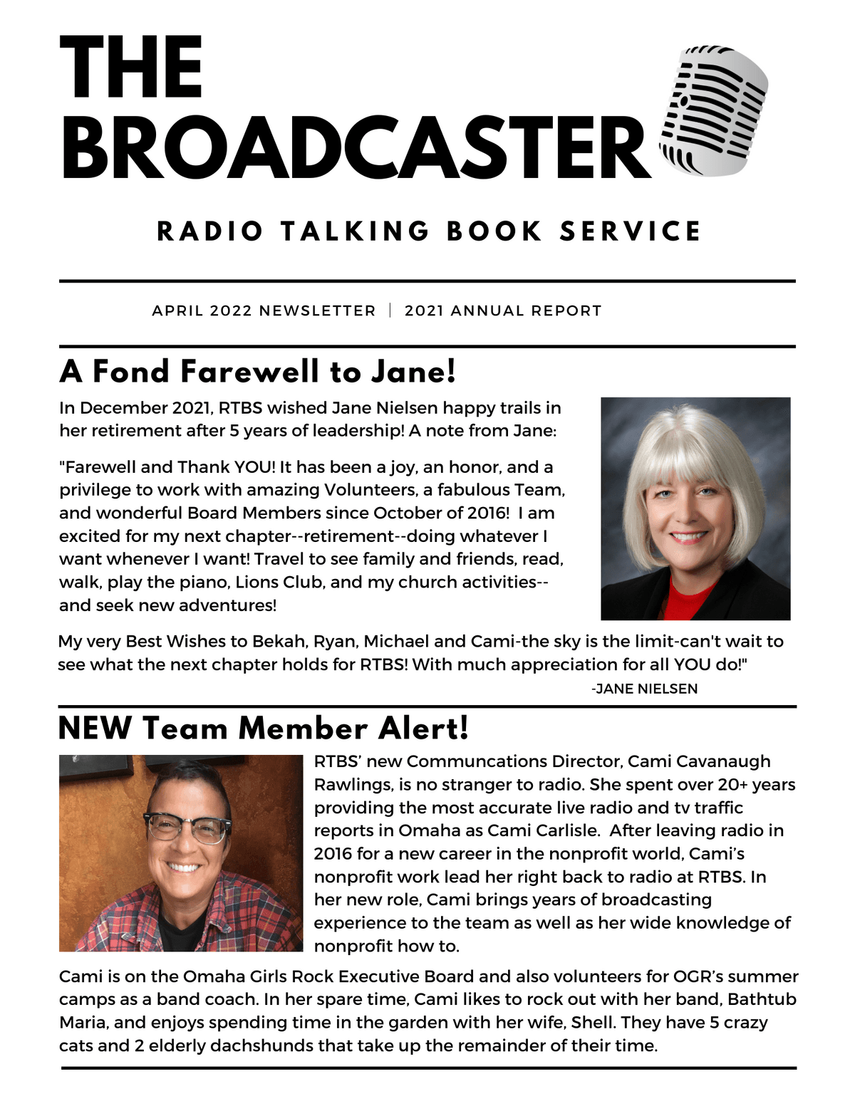 The Broadcaster 2022 : Resources : Radio Talking Book Services