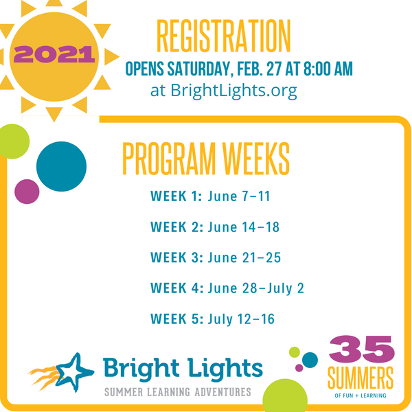Bright Lights | Summer Day Camps | Lincoln, NE