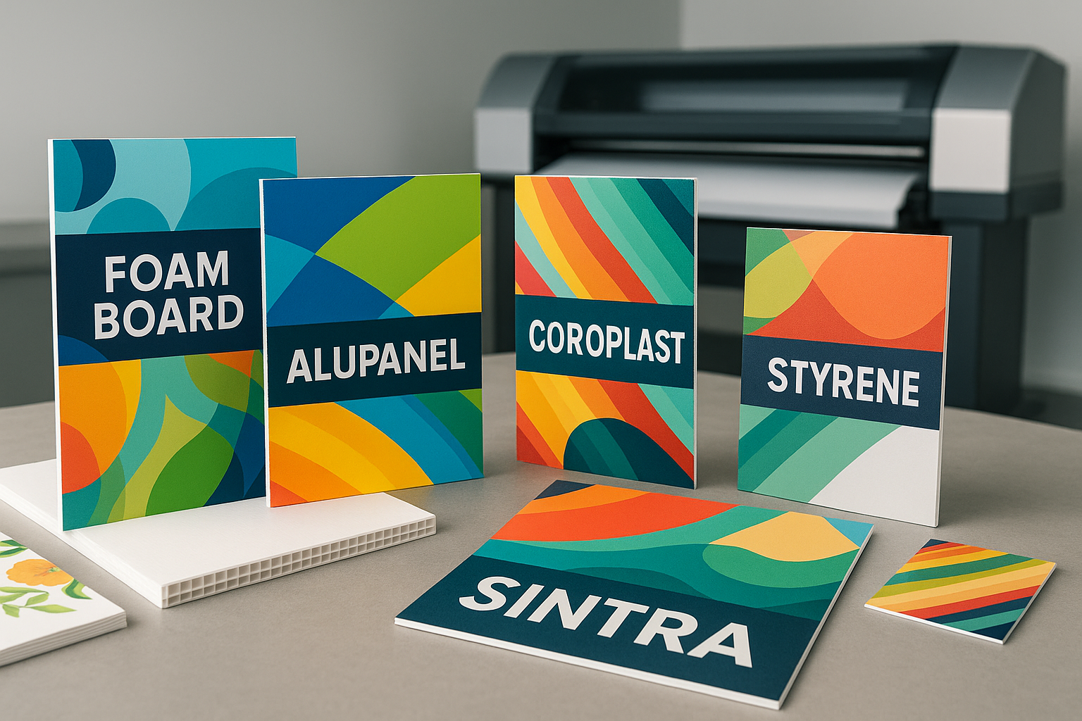 Substrate Printing Services | Foam Board, Alupanel, Coroplast & More