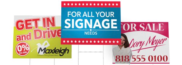 Custom Yard Signs | Print Shop Denver | C & D Printing