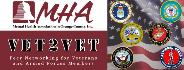 Vet2Vet : Get Help : Mental Health Association in Orange County Inc.