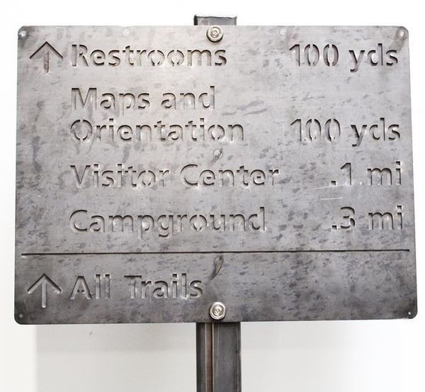 Large Custom Aluminum Signs & Low-maintenance Weathering Steel Signs ...