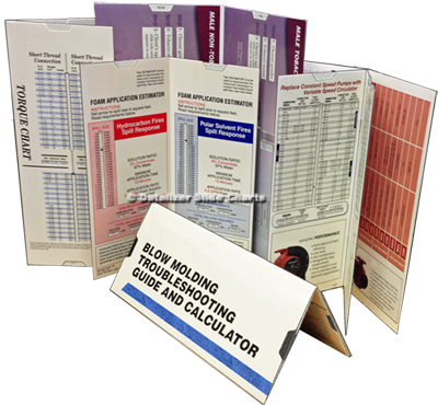 Slide Rule and Slide Guide style Slide Charts by Datalizer.