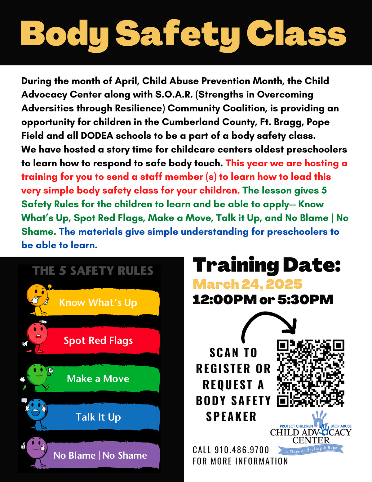 Body Safety Class : Community Outreach & Education : What We Do : Child ...