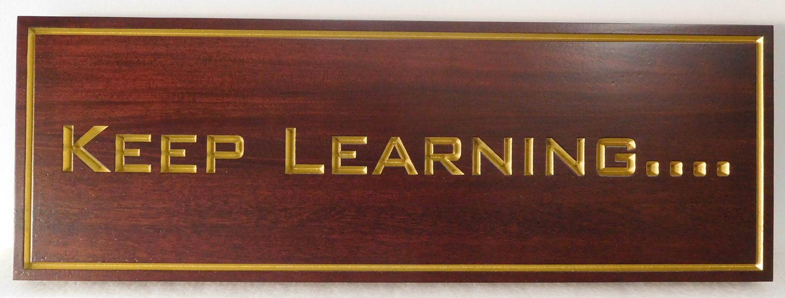 Carved 3-D Wood, Painted, Bronze, Brass, Silver School Plaques