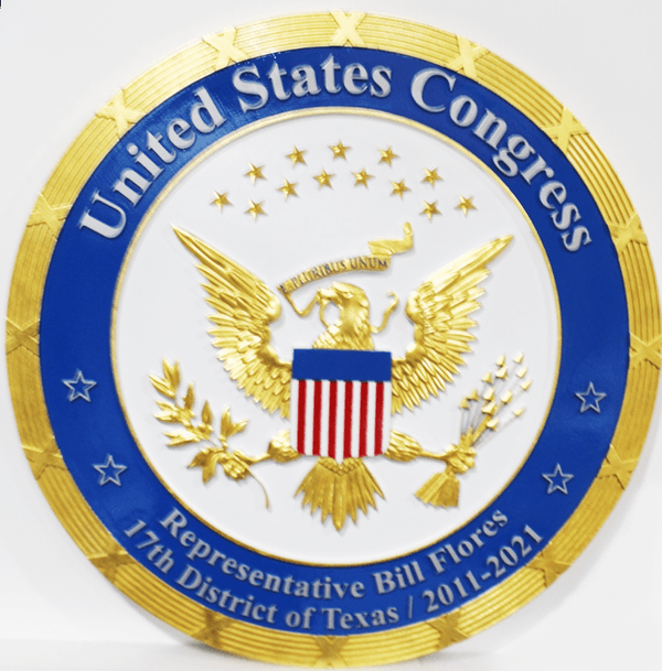 Carved 3-D Wood, Metal or Painted Wall & Podium Plaques
