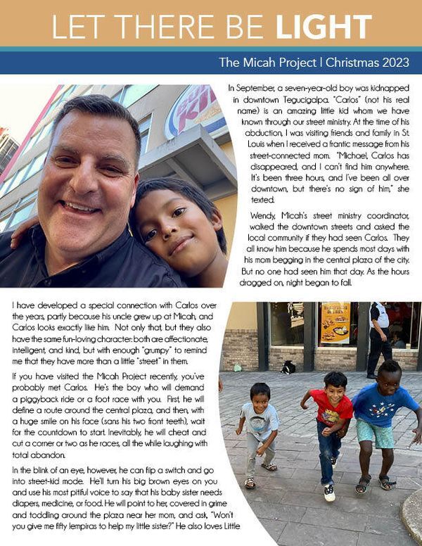 The Micah Project | Honduras | Street Boys