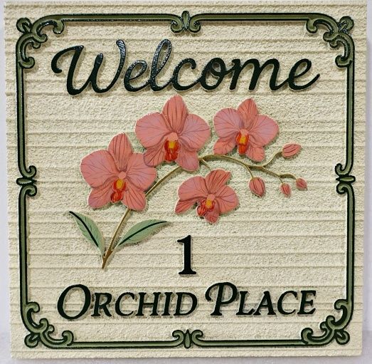 custom carved wood house signs from Art SignWorks