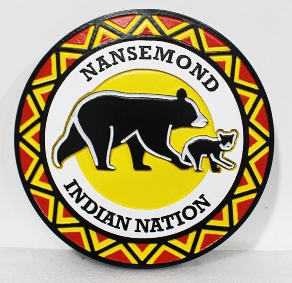 3-D Wood, Metal or Painted Plaques of Seals for Any Native American Group