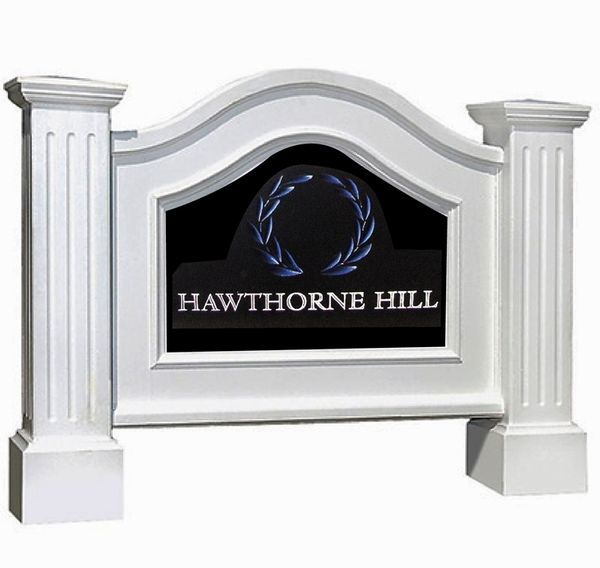 Engraved Plastic Wood & HDPE Color-Core Rugged Outdoor Signs