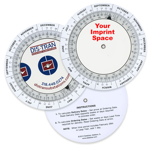 Date Wheel Calculators | Date Forecaster Charts | Scheduling Wheels ...