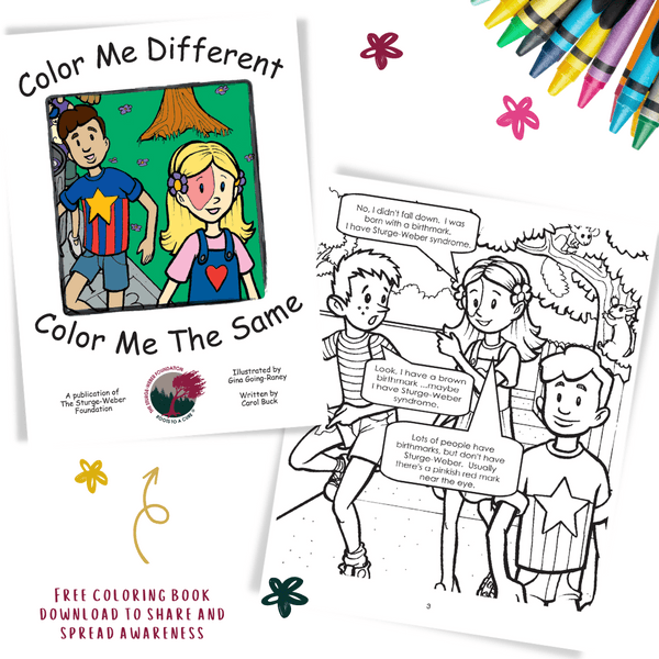 Sturge-Weber Sydnrom Coloring Sheets