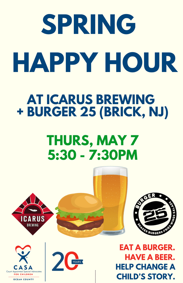 Spring Happy Hour : Events : CASA of Ocean County