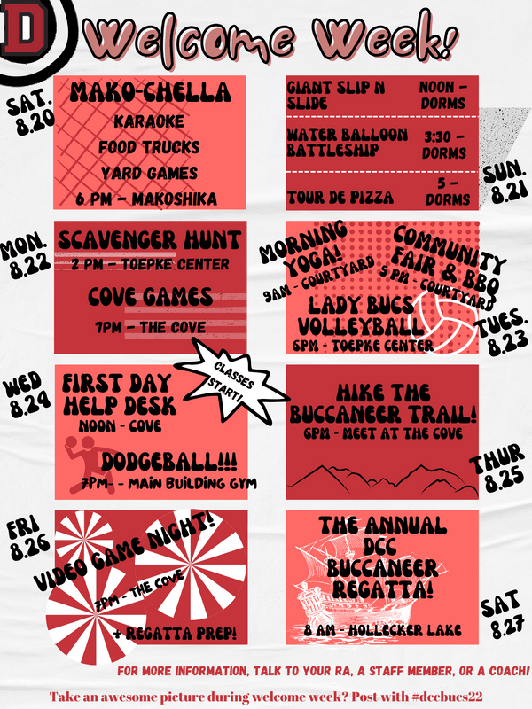 DCC Welcome Week : Orientation : Dawson Community College