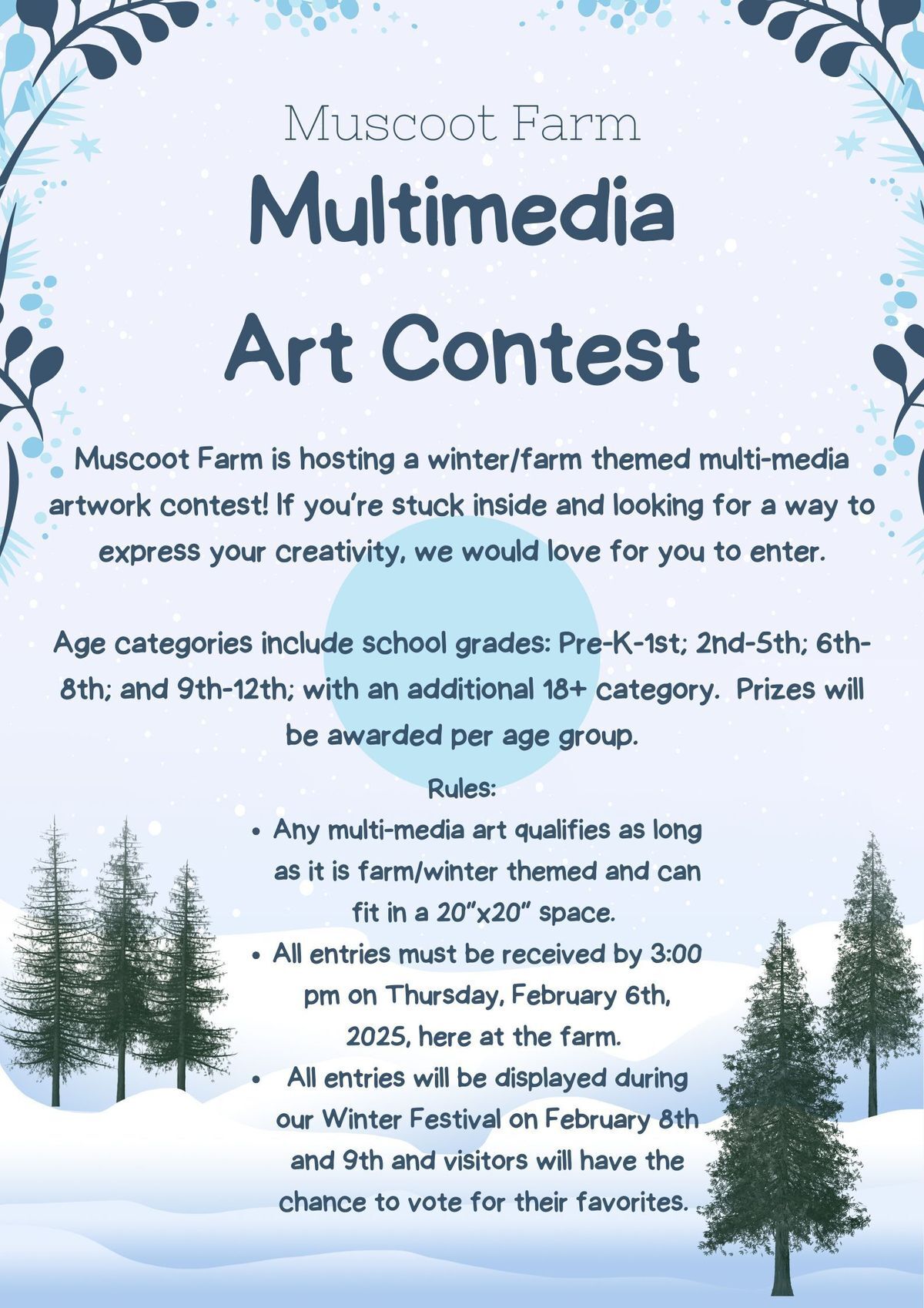 Art Contest : Programs & Events : Muscoot Farm
