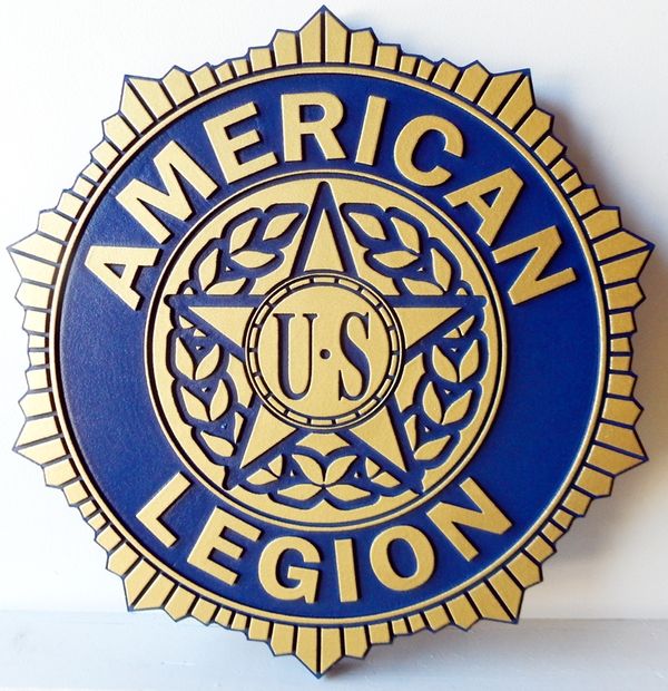 Carved 3-D Wood, Bronze, Brass, Silver or Painted Club Emblem Plaques
