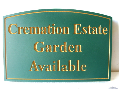 cemetery signs and plaques, memorial signs