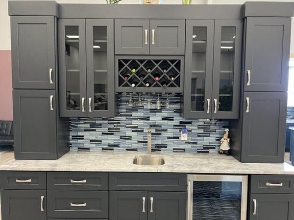 Lava Gray Shaker (A13) : Gallery : A1 Cabinet & Granite