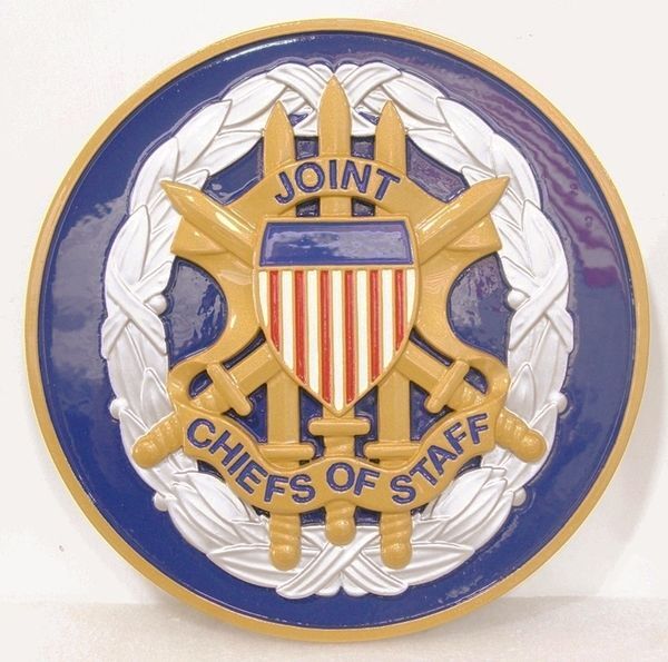 Carved 3D Painted, Wood, Bronze, Brass, Silver Military Plaques