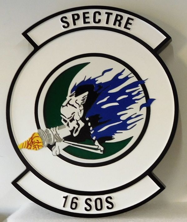 3D Painted, Wood, Bronze, Brass, Silver Air Force Plaques