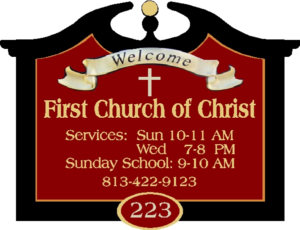 Church and religious Signs & Plaques