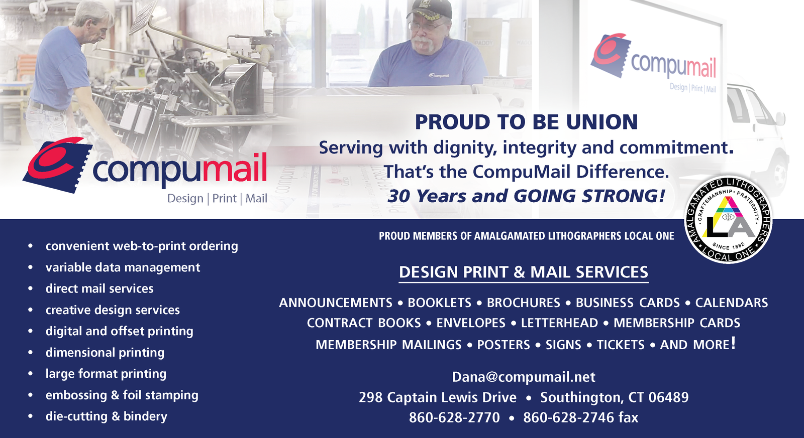 CompuMail is Proud To Be Union
