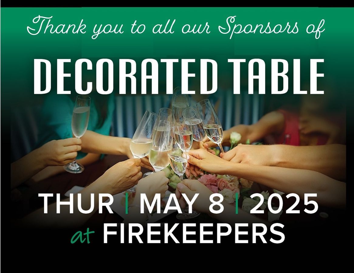 Decorated Table Sponsors