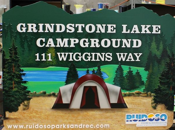 wooden park signs, RV park signs, campgrounds, hiking trails