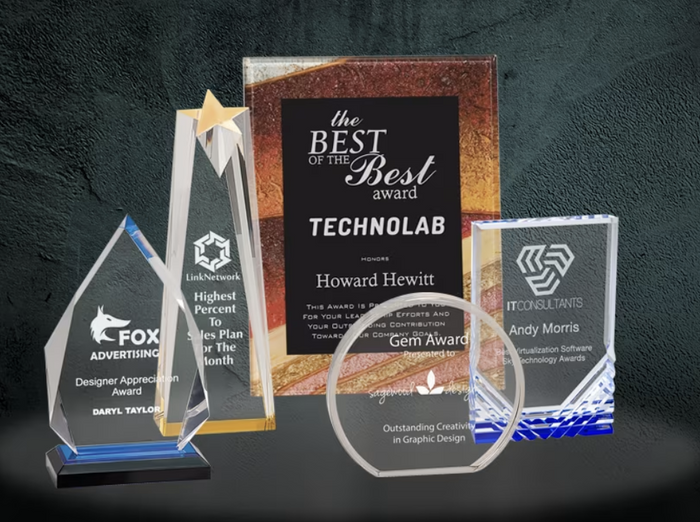 Custom Acrylic Awards in Latrobe & Greensburg | Unity Printing