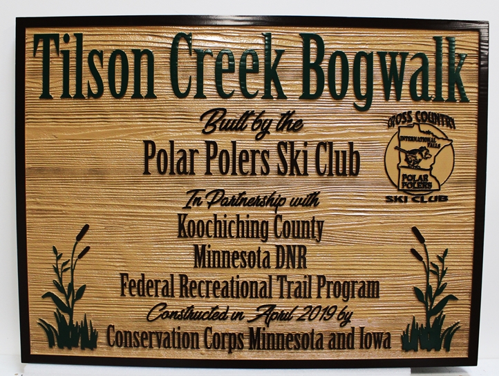 wooden park signs, RV park signs, campgrounds, hiking trails