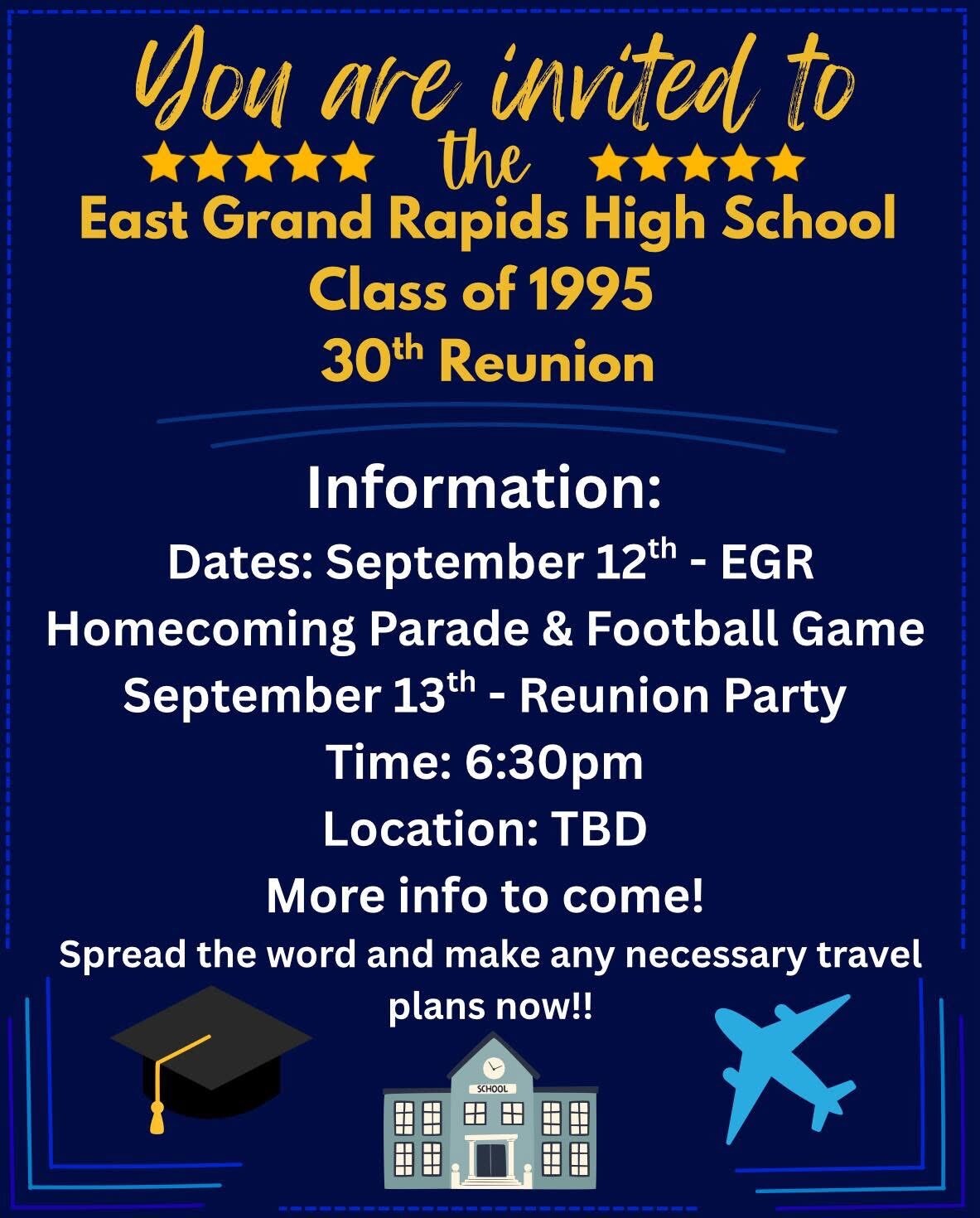EGRHS Class of 1995 30th Reunion