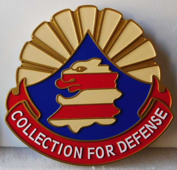 3D Painted, Wood, Bronze, Brass, Silver Army Plaques