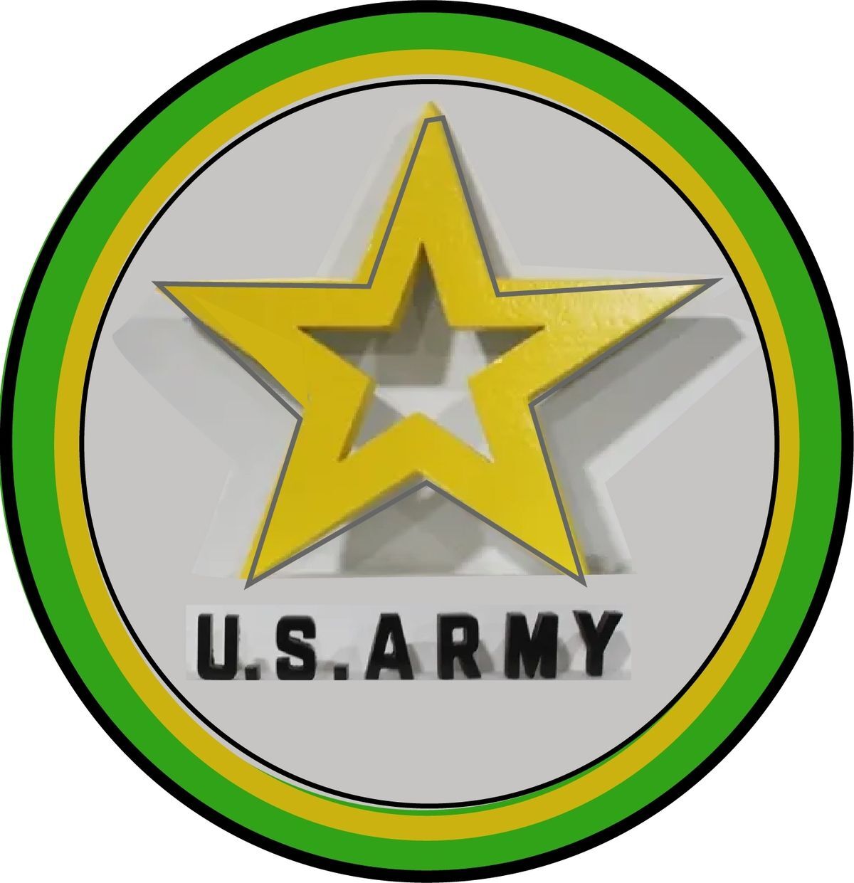 Carved 3D Painted, Wood, Bronze, Brass, Silver Military Plaques