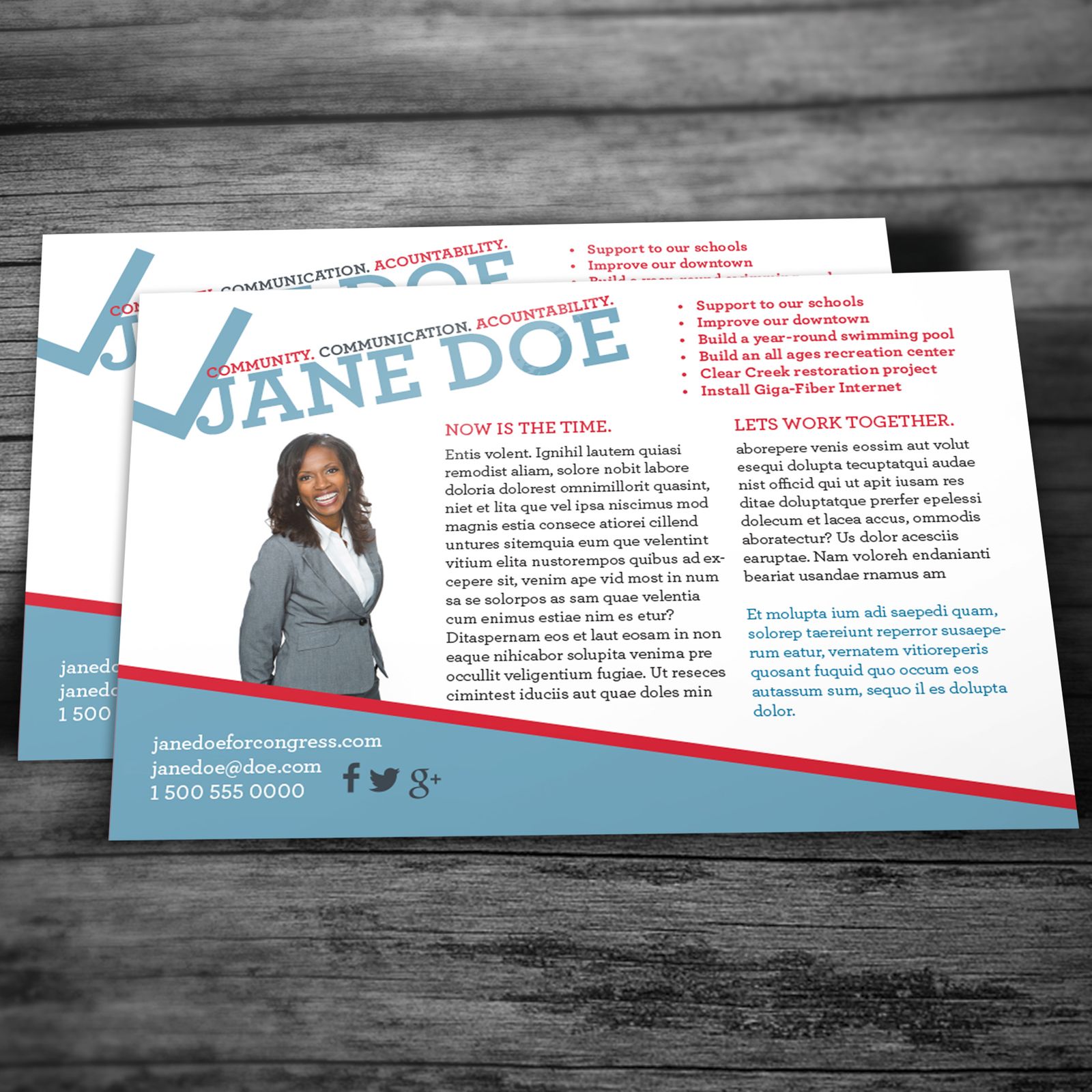 Political Postcards | Political Mailers | Custom Postcards | Custom ...