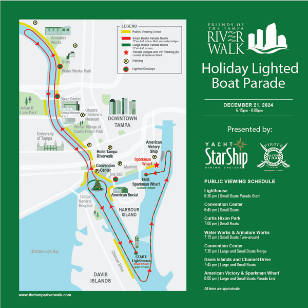 Holiday Lighted Boat Parade : Events : Friends of the Riverwalk
